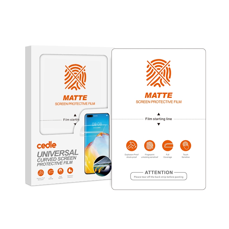 cedle Master Series TPU Anti Fingerprint Film . siyu